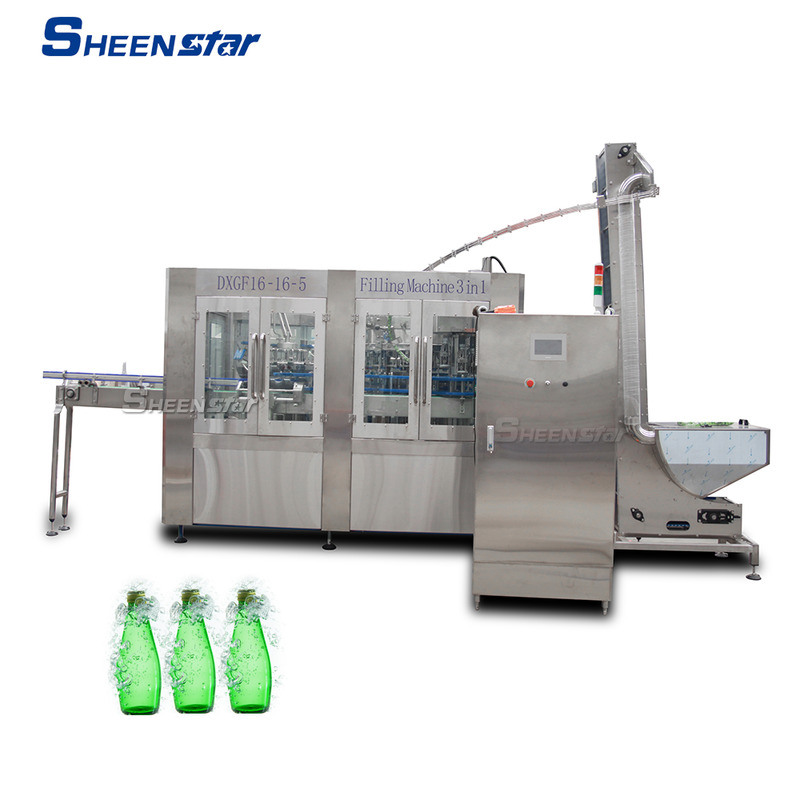Carbonated Drink Filling Line - Automatic small scale soda drink ...
